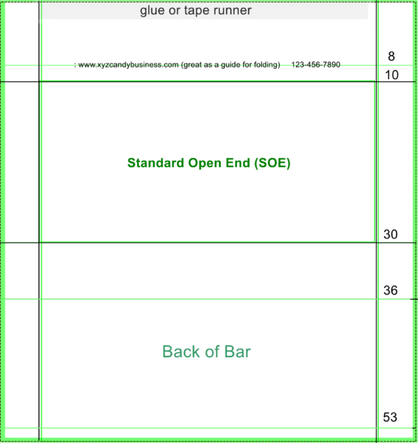 Design a Standard Candy Wrapper – Design Printables