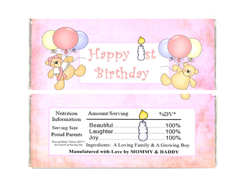 Free Birthday Candy Bar Wrapper Templates - Wrapcandy